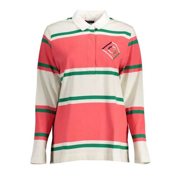Gant | Tops | Gant Womens Striped Rugby Shirt Coral Pink Polos | Poshmark